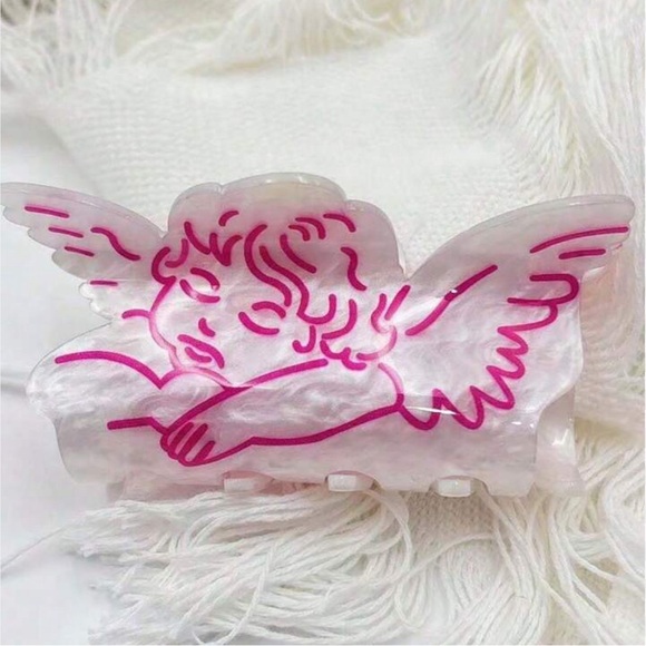 Accessories | Angel Acrylic Hair Claw Clip Nonslip New | Poshmark